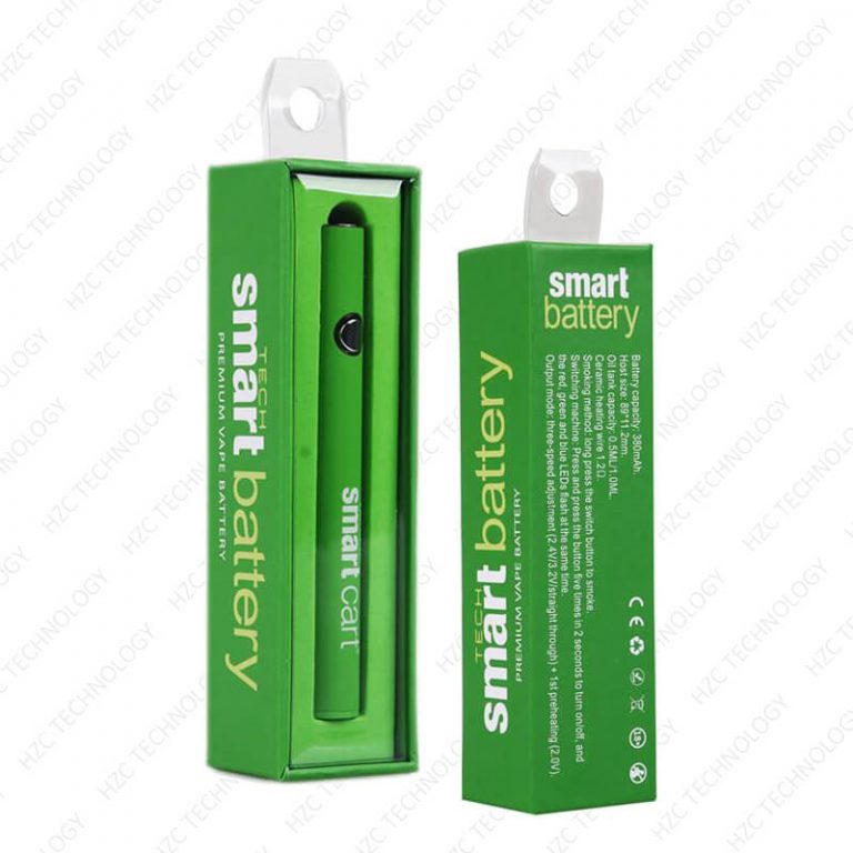510 thread battery variable voltage Organic Smart Battery